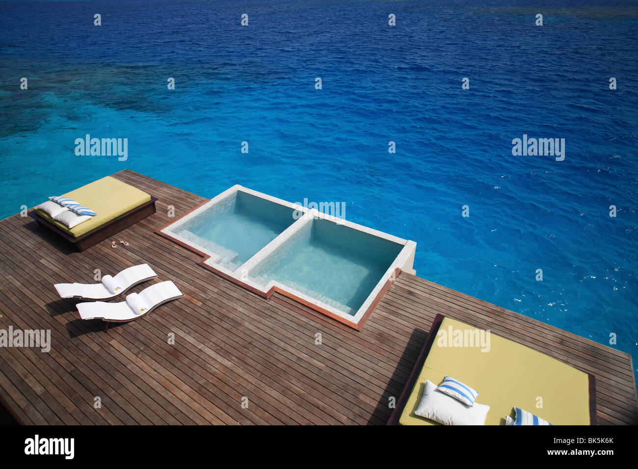 Pool at the Coco Spa at Coco Palm Bodu Hithi, Maldives, Indian Ocean ...
