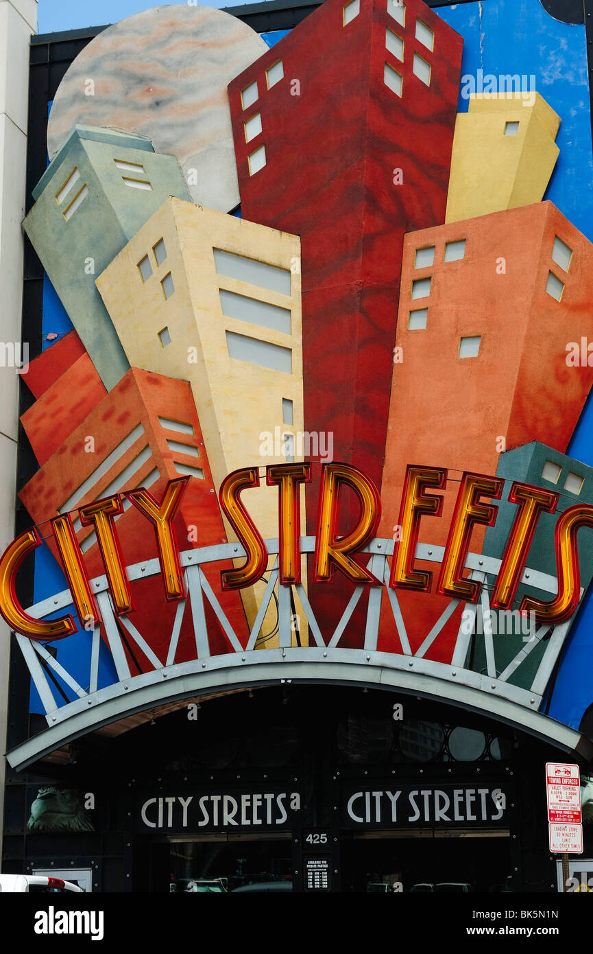 City Street building in Fort Worth downtown, Texas Stock Photo - Alamy