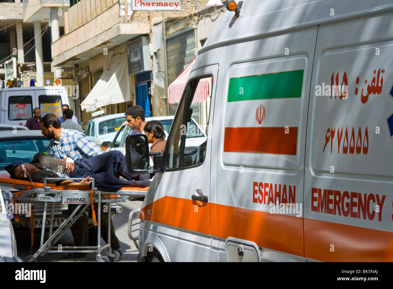 Iran ambulance iranian hospital hi-res stock photography and images - Alamy