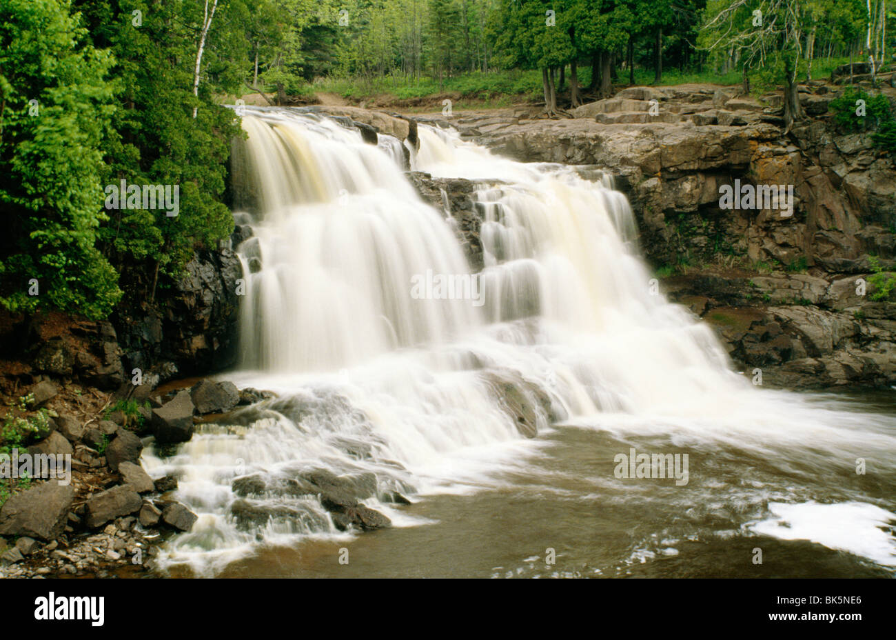 Upper falls gooseberry river hi-res stock photography and images - Alamy