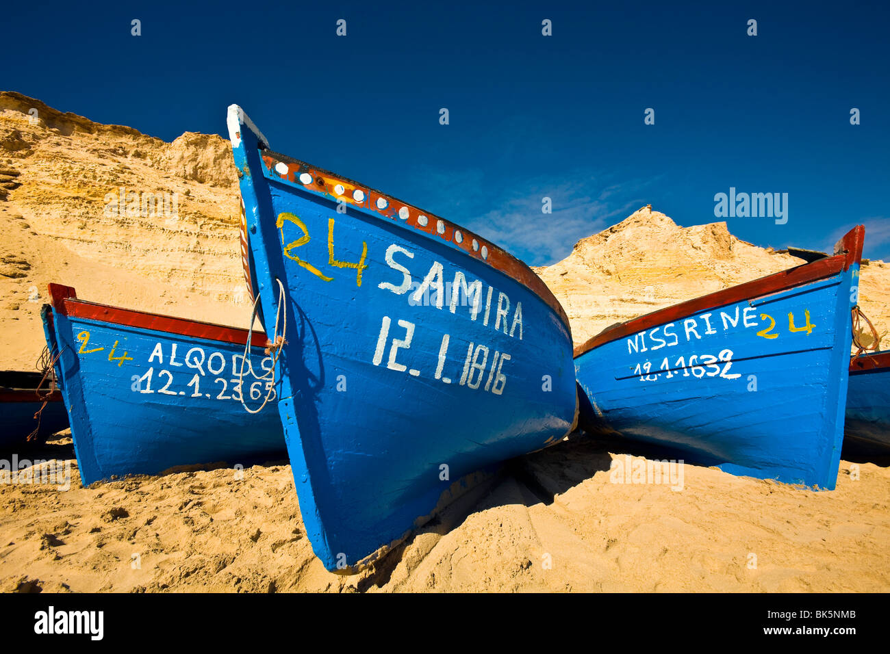 Western Sahara, fishing boats Stock Photo - Alamy
