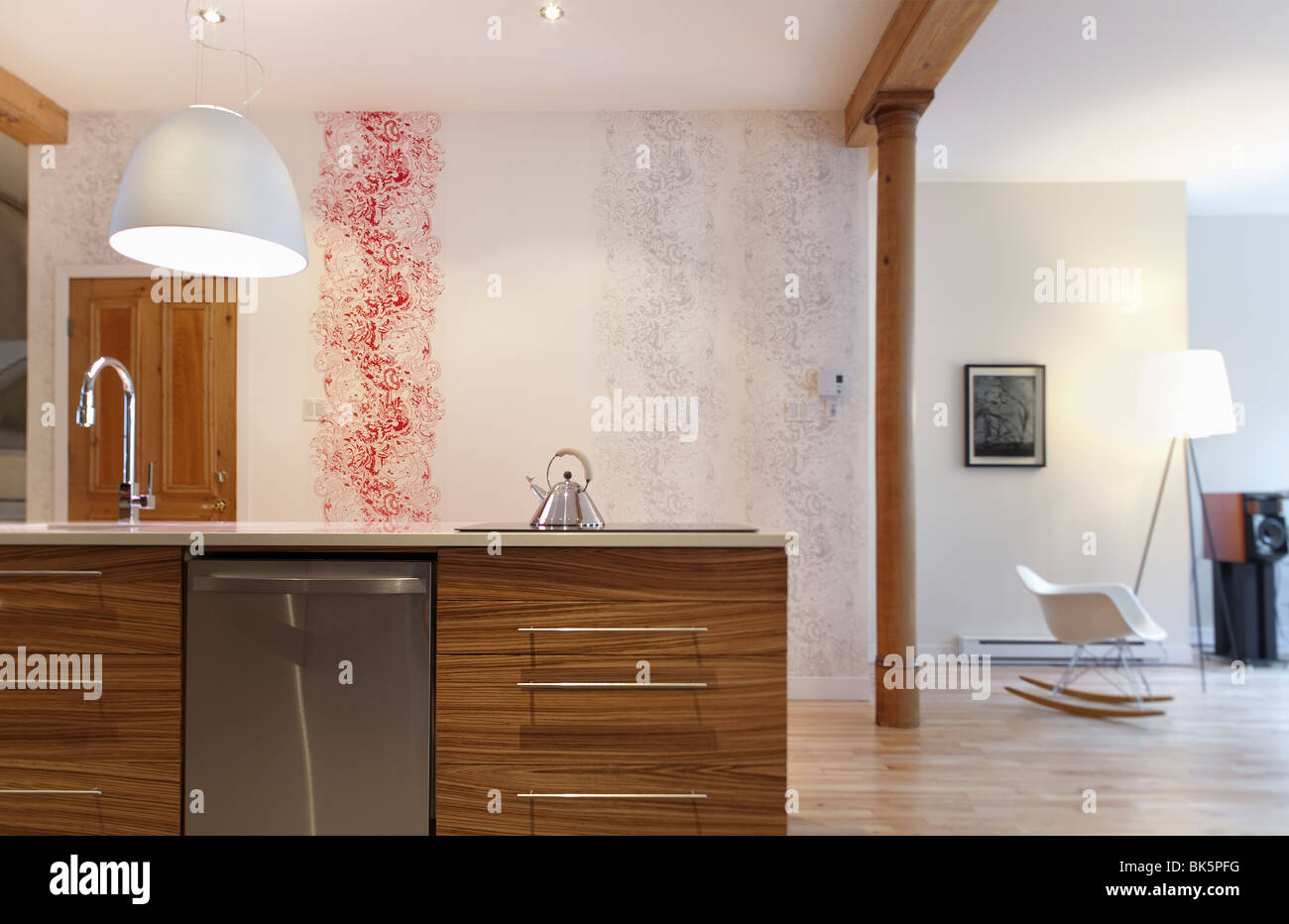 A contemporary kitchen Stock Photo - Alamy