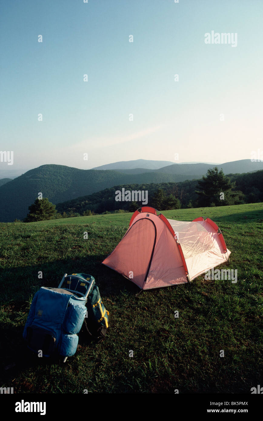 Blue ridge mountains virginia tent hi-res stock photography and images ...