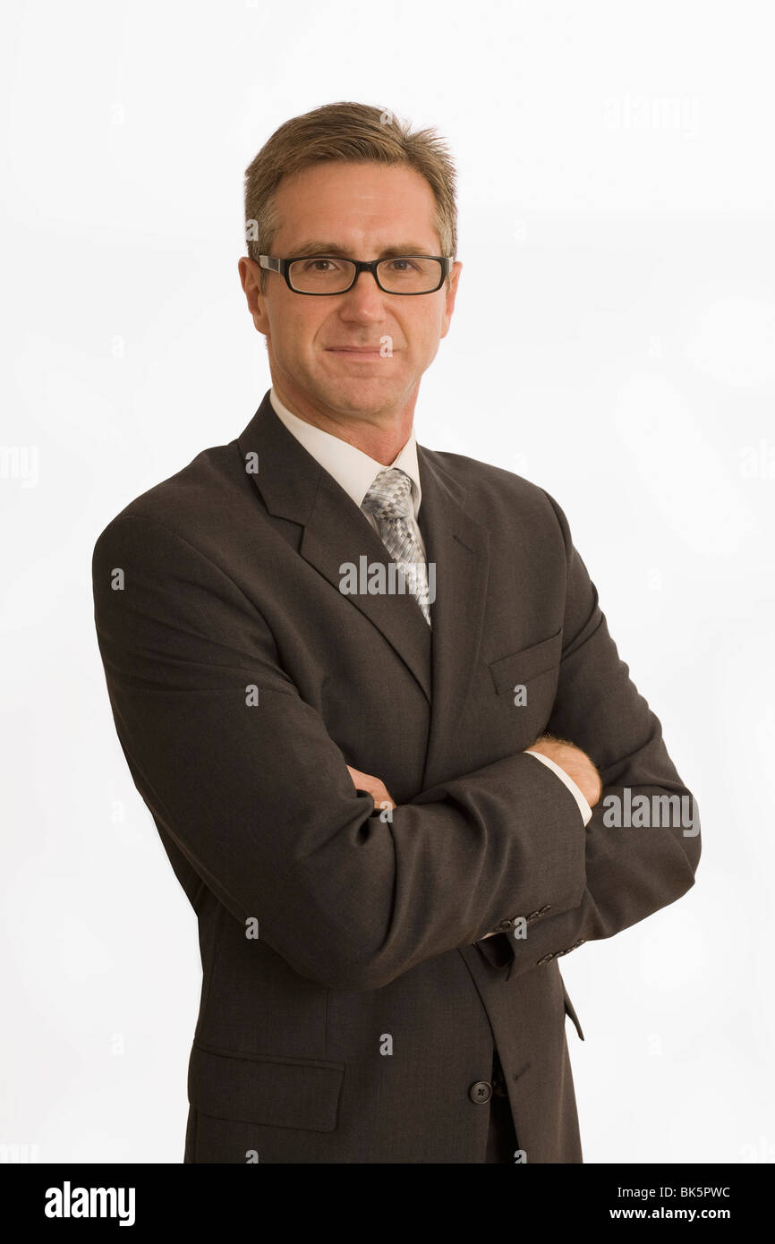 Portrait of Businessman Stock Photo - Alamy
