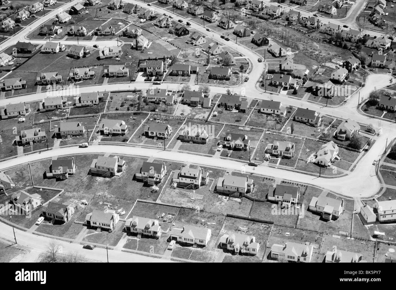 Aerial view of buildings in a city, Waltham, Massachusetts, USA Stock ...