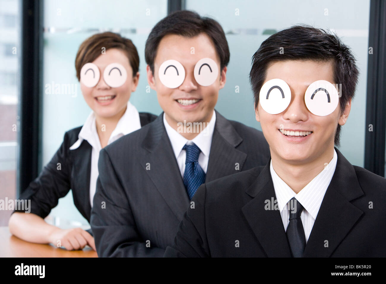 Happy office workers Stock Photo - Alamy