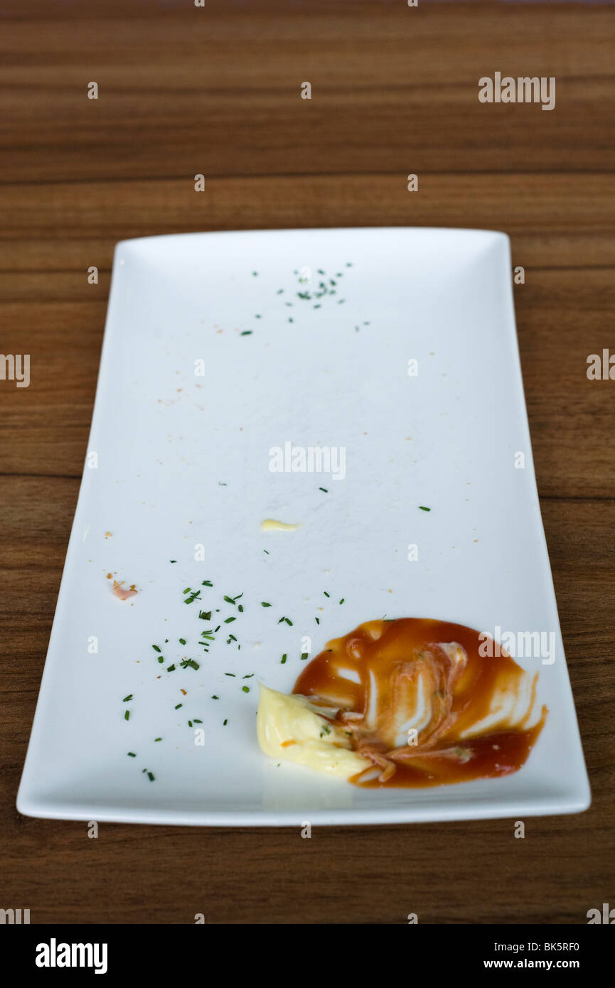 Messy ketchup plate hi-res stock photography and images - Alamy