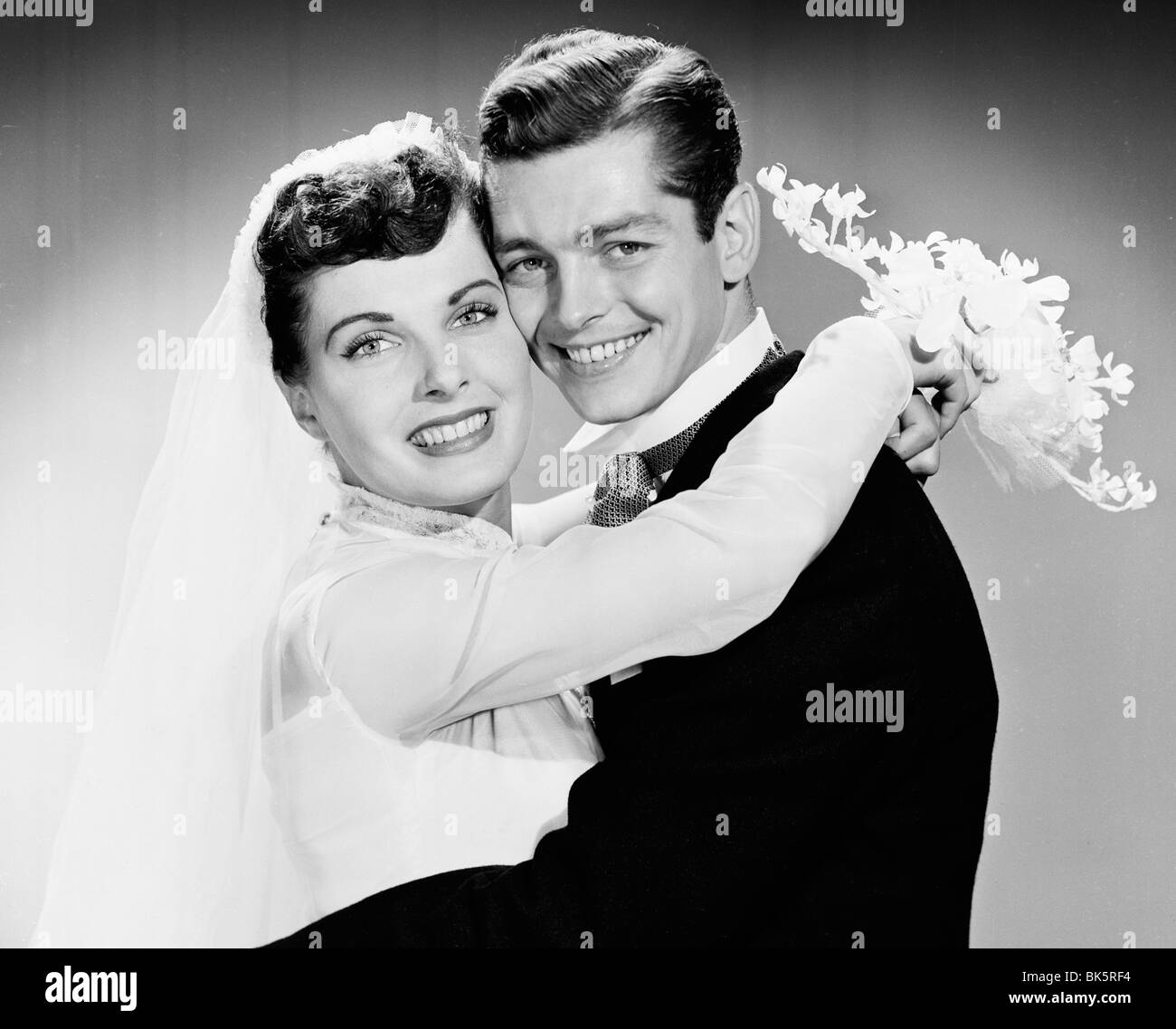 Studio portrait couple Black and White Stock Photos & Images - Alamy