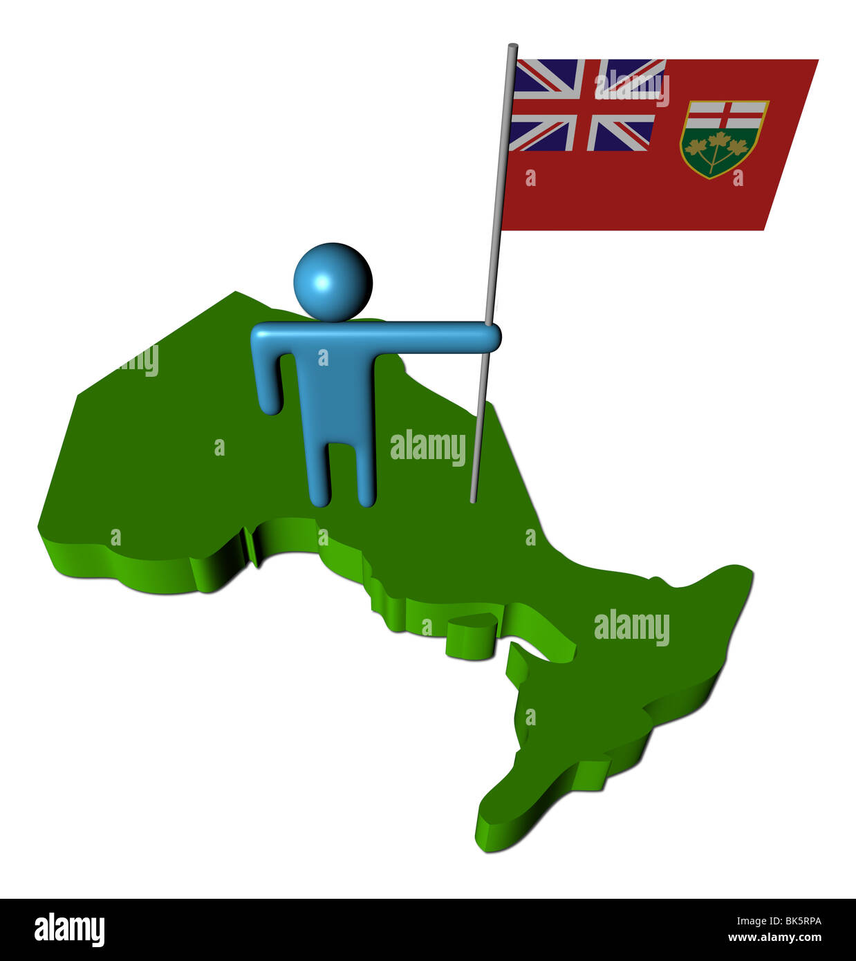 Ontario map hi-res stock photography and images - Alamy