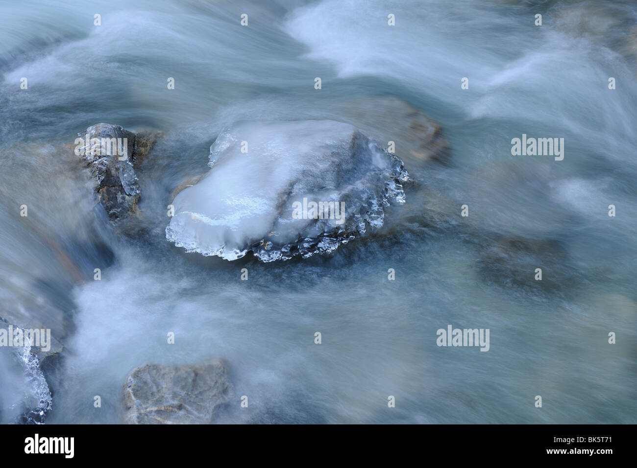 Stream in Winter, Partnachklamm Gorge, Garmisch Partenkirchen, Bavaria ...