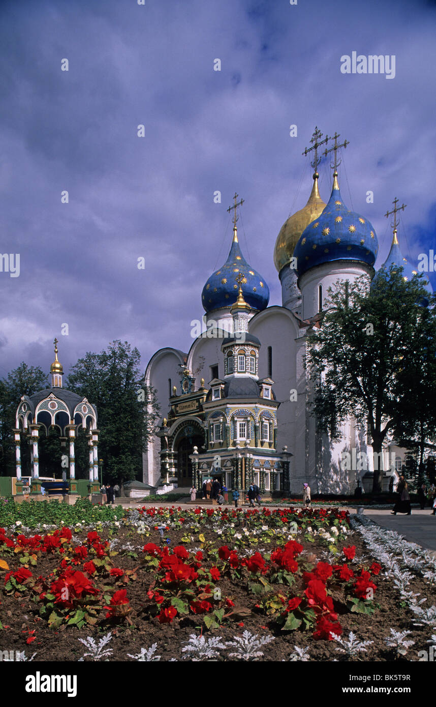 Russia,Sergiev Posad,Trinity-St Sergius Monastery,Golden Ring Stock ...