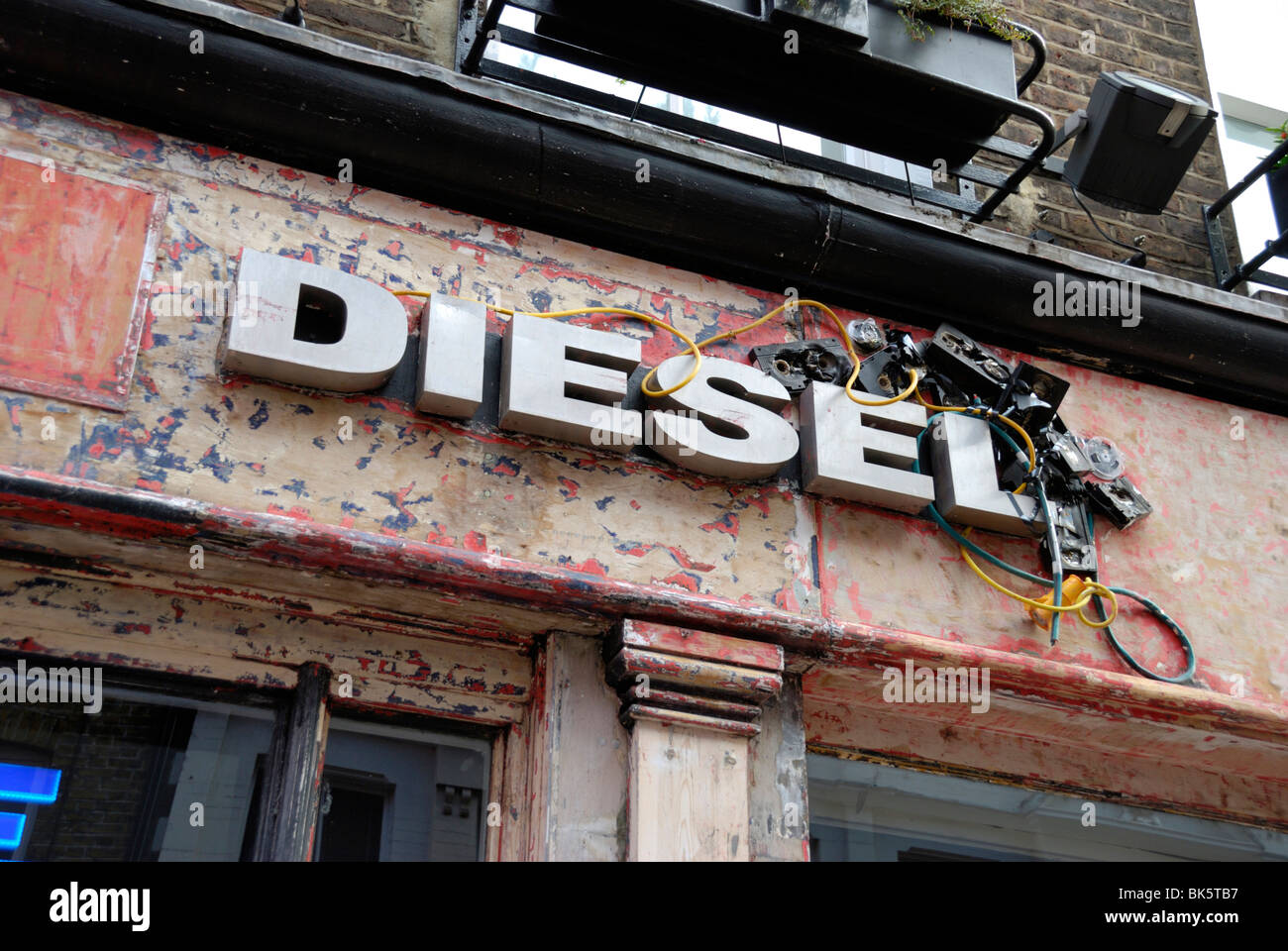 Sign outside Diesel UK fashion shop Stock Photo - Alamy