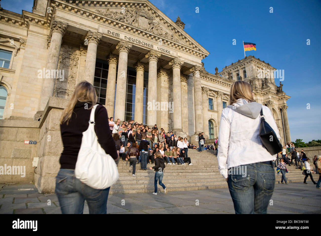 Reichstag steps hi-res stock photography and images - Alamy