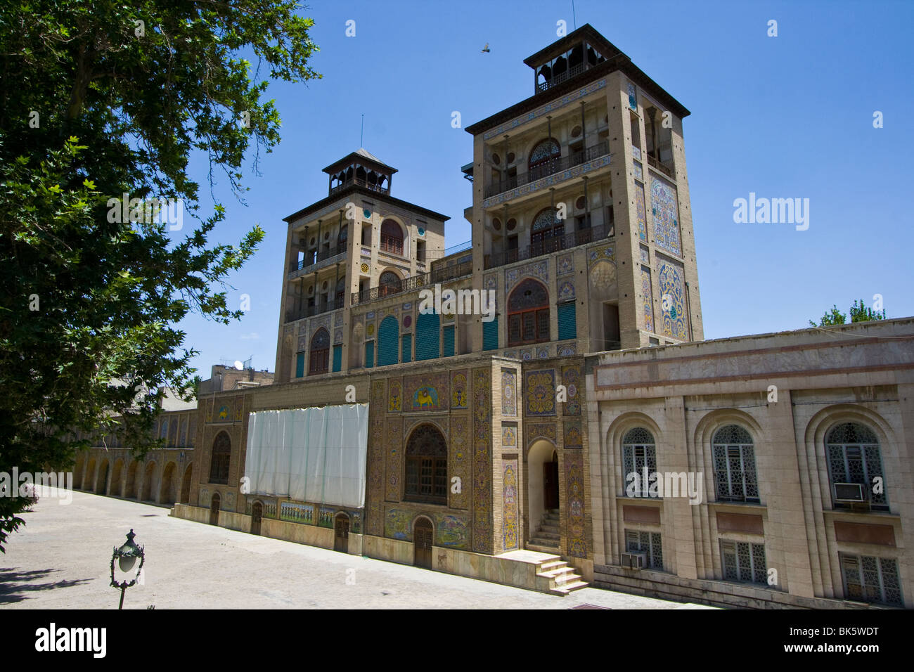 Kushk of Shams ol-Emareh inside Golestan Palace in Tehran Iran Stock ...