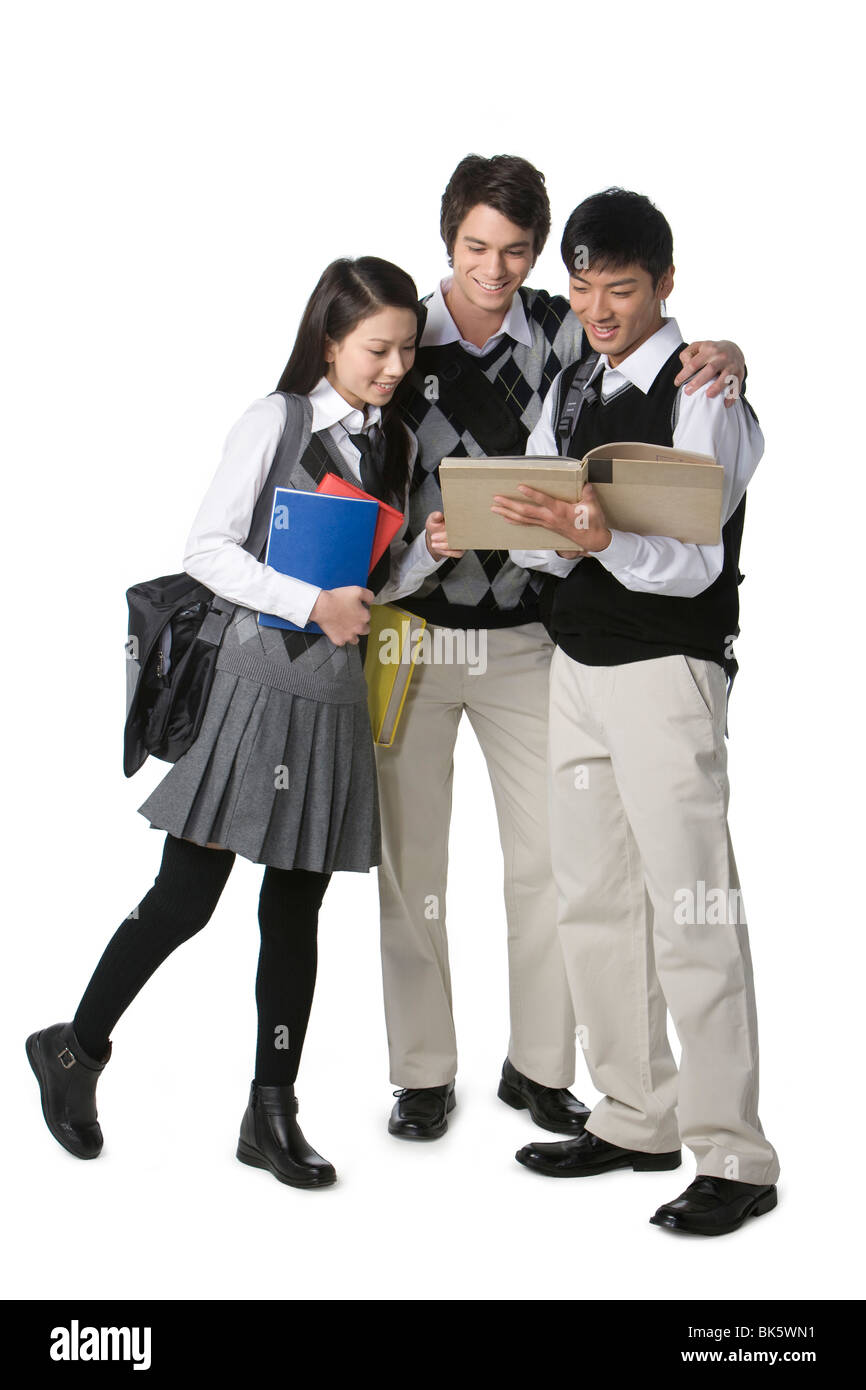 Men learning together Cut Out Stock Images & Pictures - Alamy