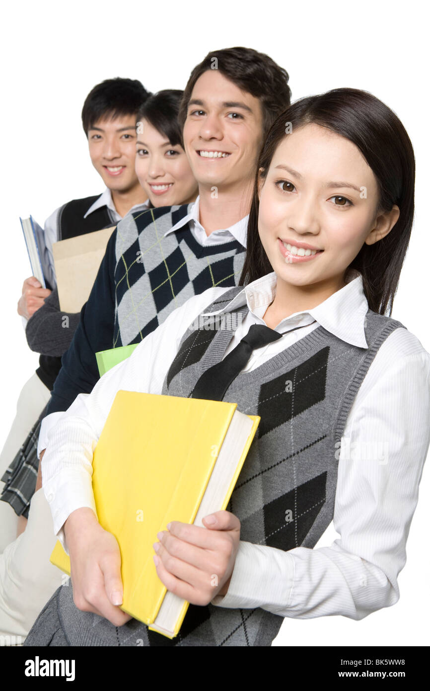 Students and their books Stock Photo - Alamy