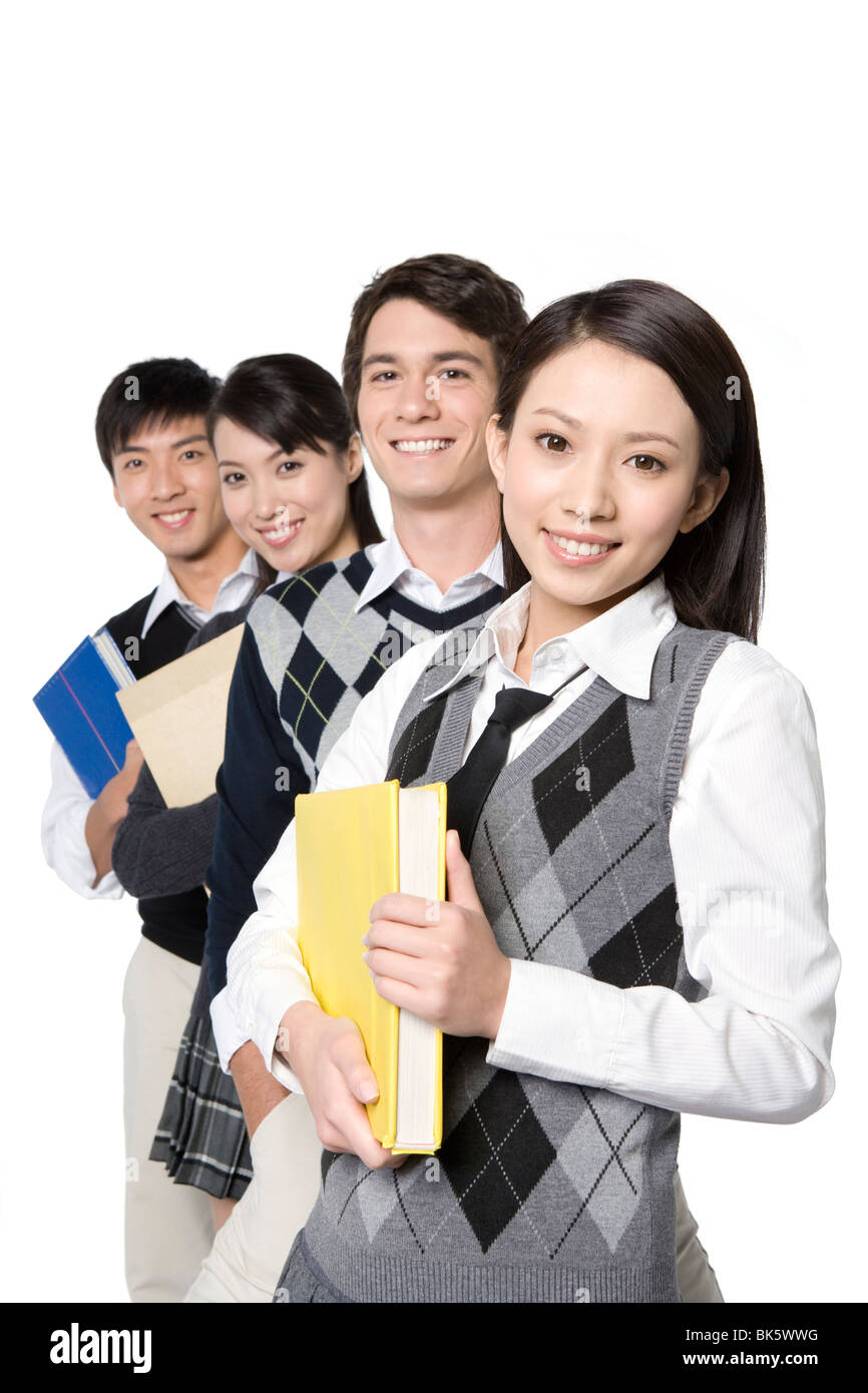 Students and their books Stock Photo - Alamy