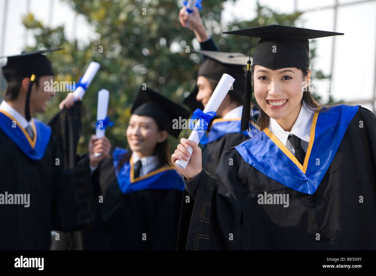China high school graduation hi-res stock photography and images - Alamy