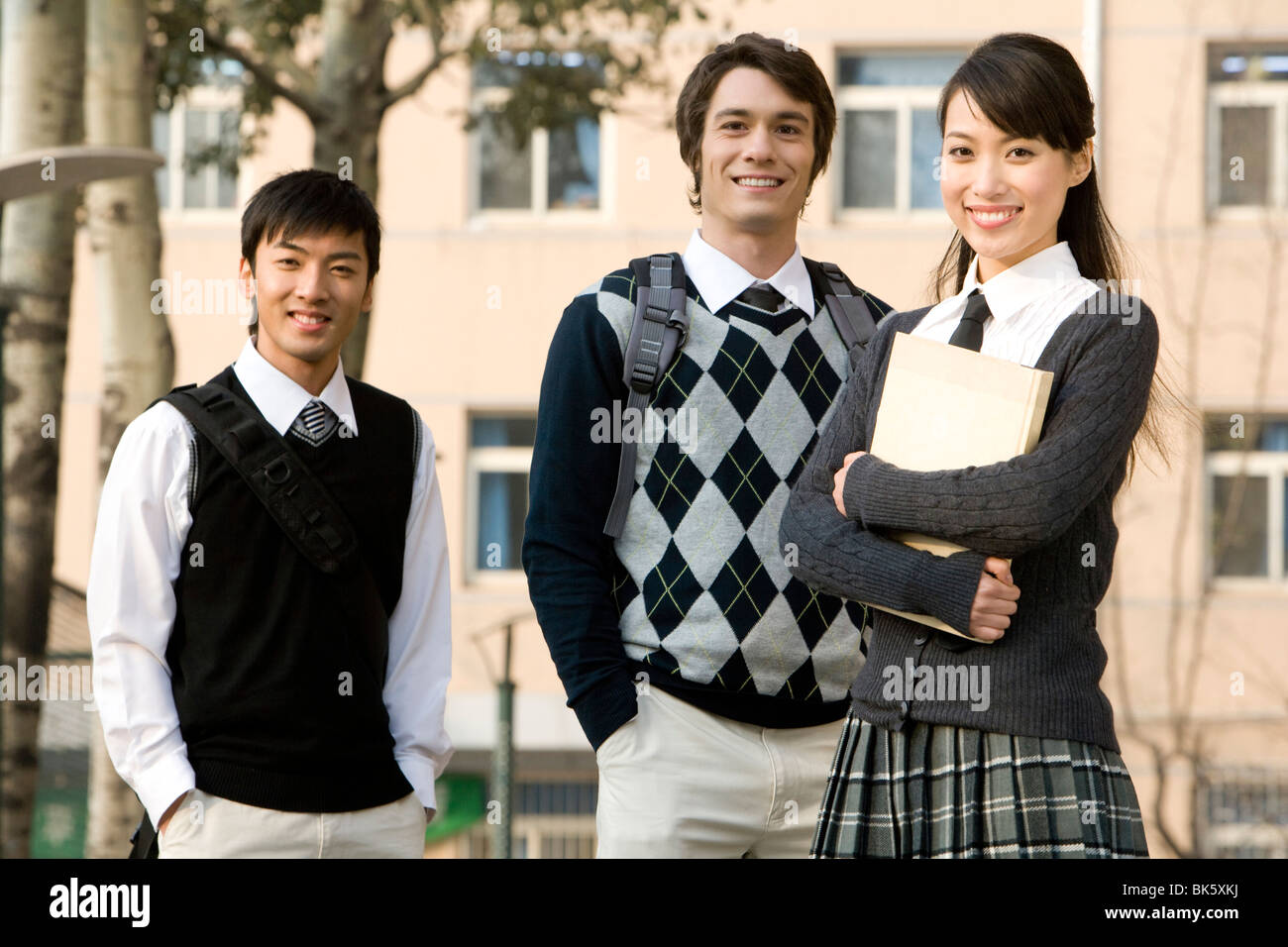 Classmates hanging out Stock Photo - Alamy