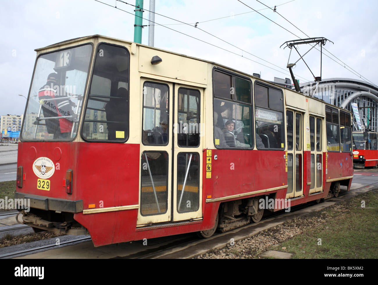 Poland Katowice Tram Stock Photo - Alamy