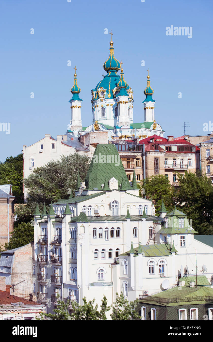 St. Andrews Church built in 1754 by Bartelomeo Rastrelli, on Andrews ...