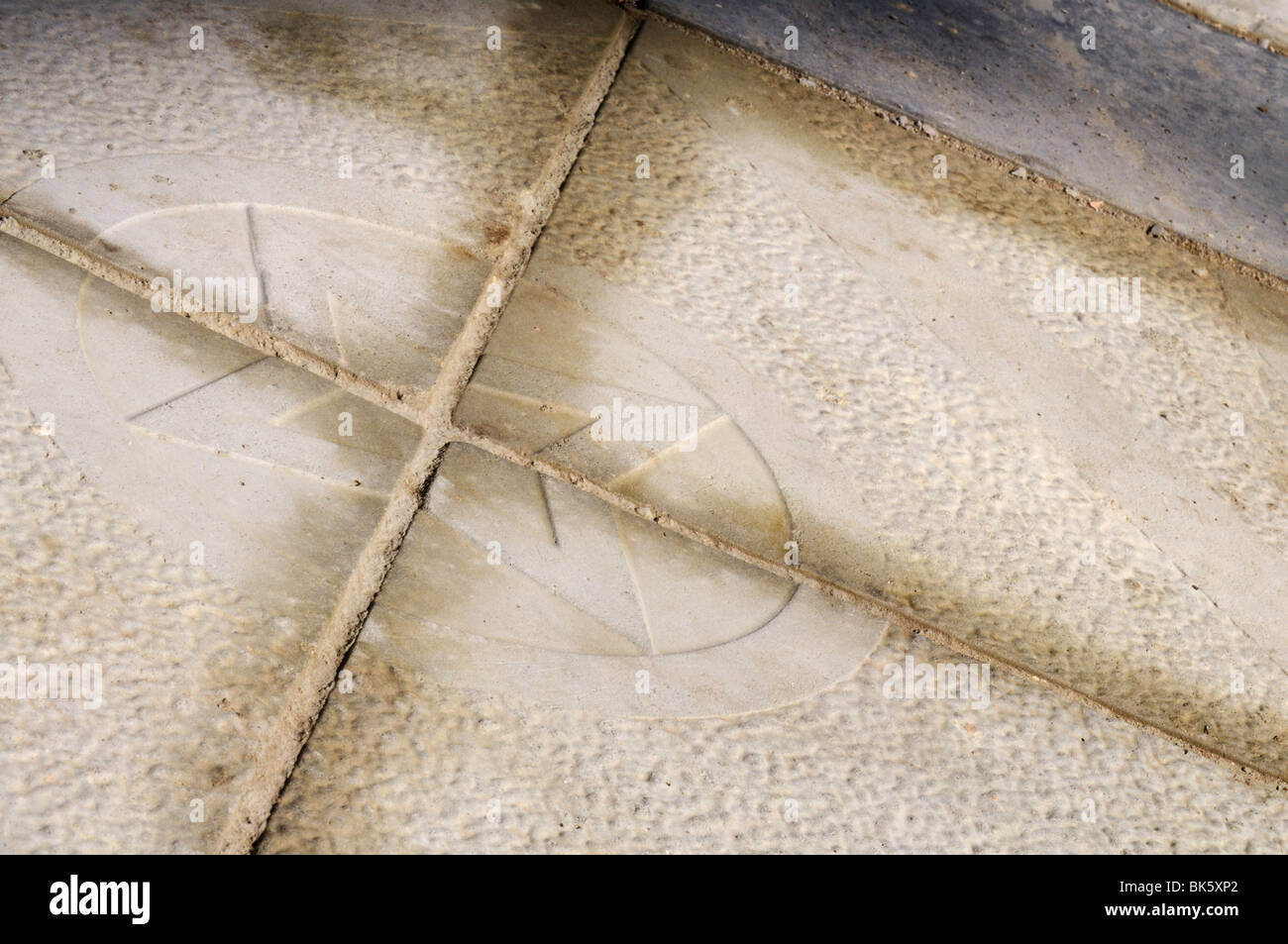 Stock photo of hand made paving slabs Stock Photo - Alamy