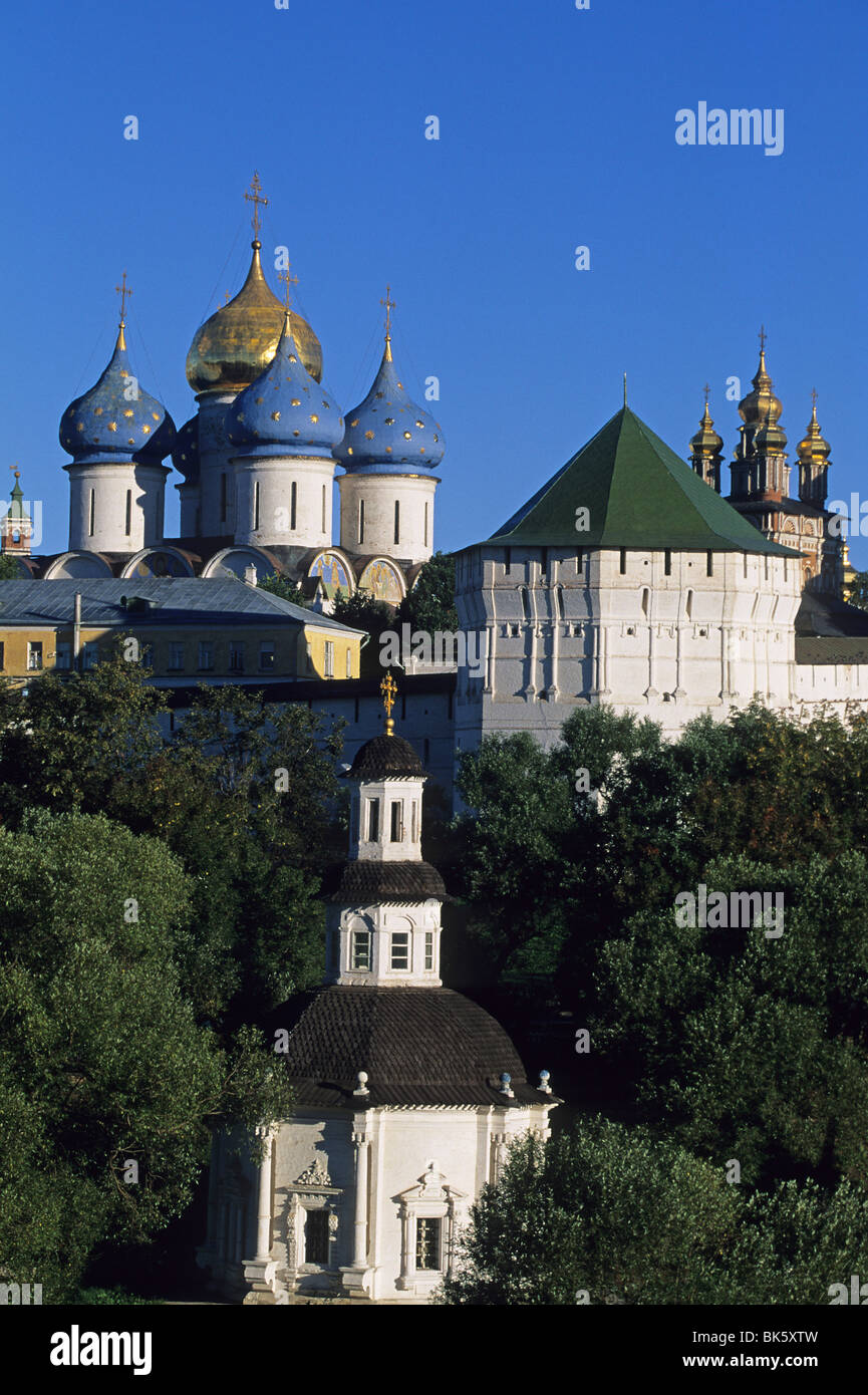 Russia,Sergiev Posad,Trinity-St Sergius Monastery,Golden Ring Stock ...