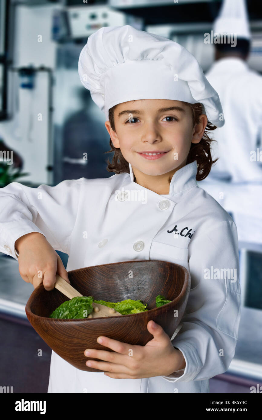 Boy cooking in the kitchen Stock Photo - Alamy