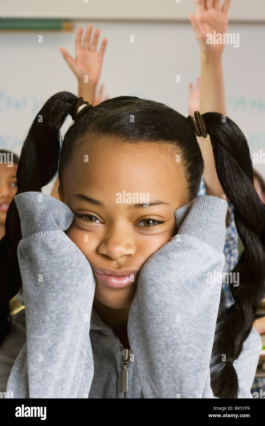 Distracted child classroom hi-res stock photography and images - Alamy