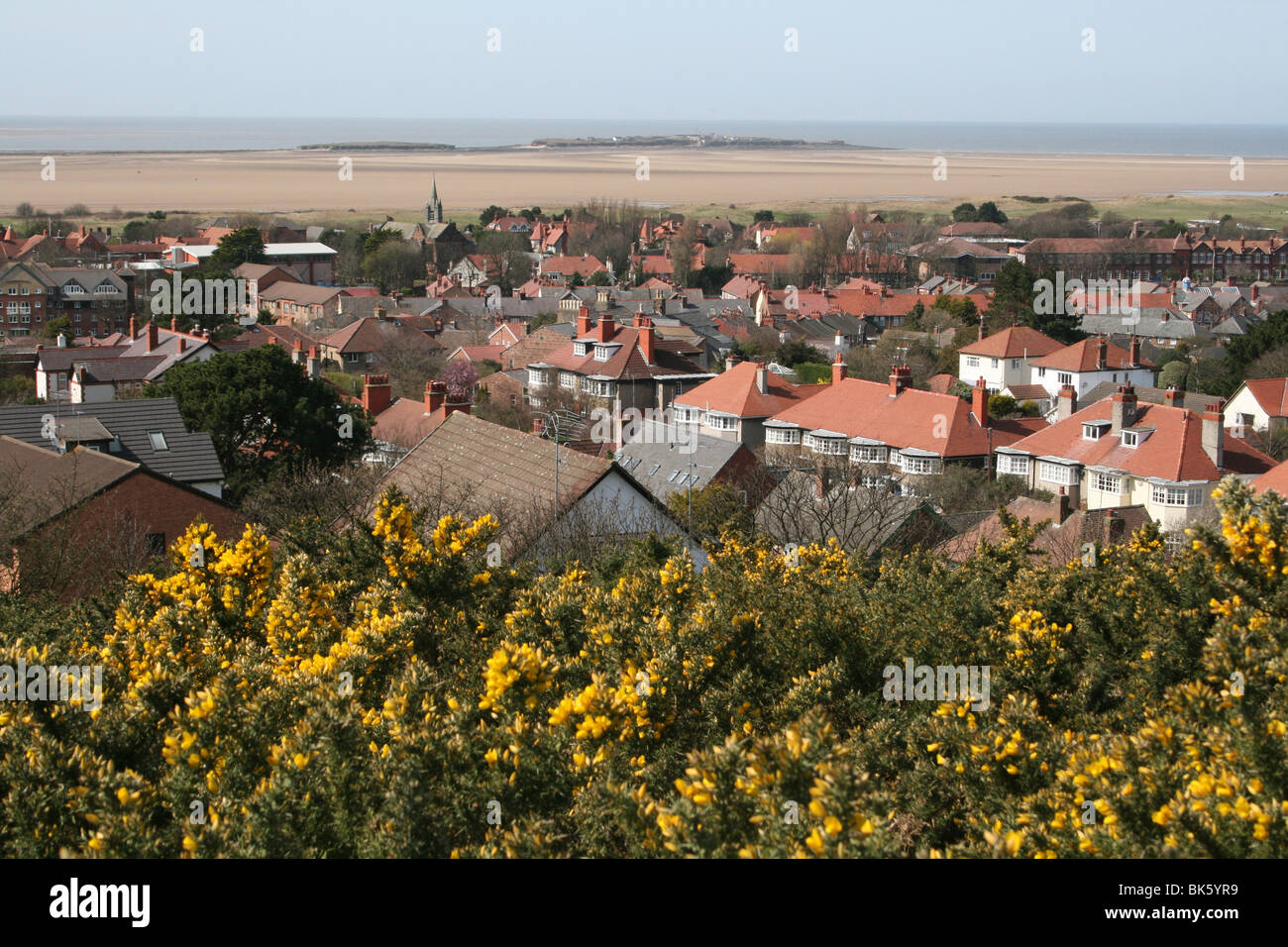 View From Caldy Hill Overlooking West Kirby And Out Towards Hilbre ...