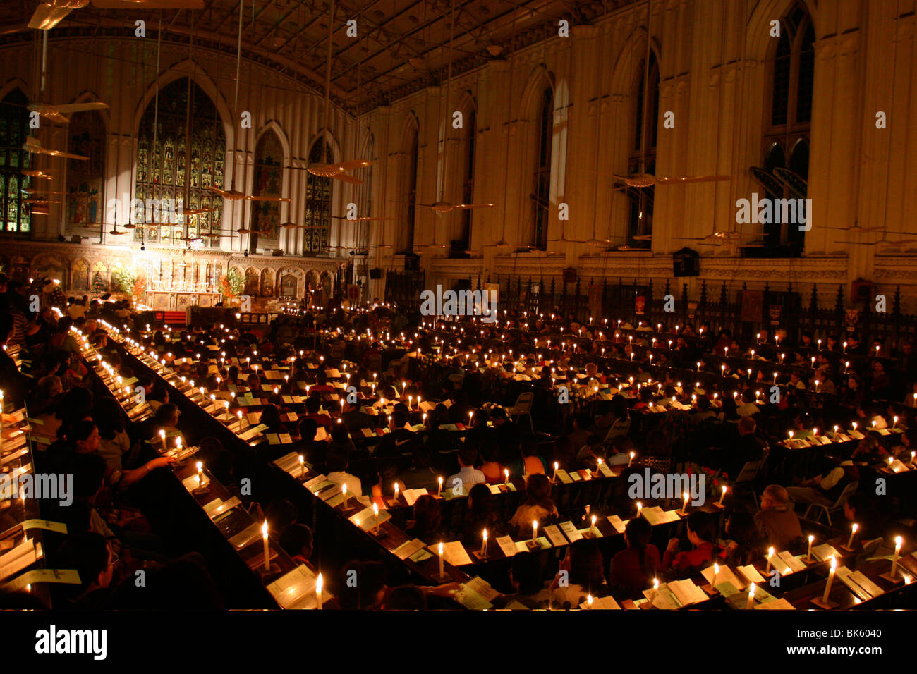 Christmas celebration in Calcutta Cathedral, Kolkata, West Bengal ...