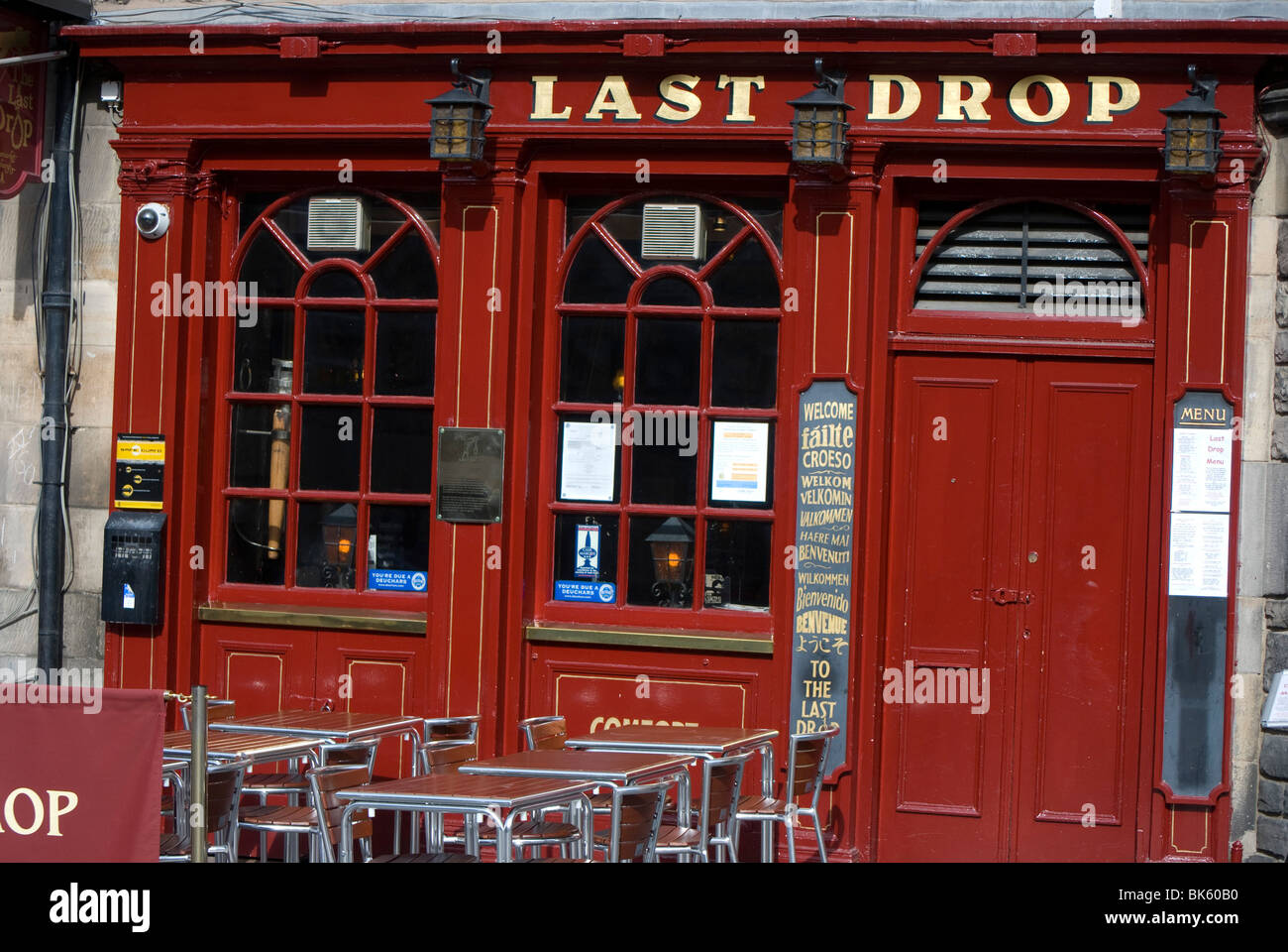 The last drop edinburgh hi-res stock photography and images - Alamy