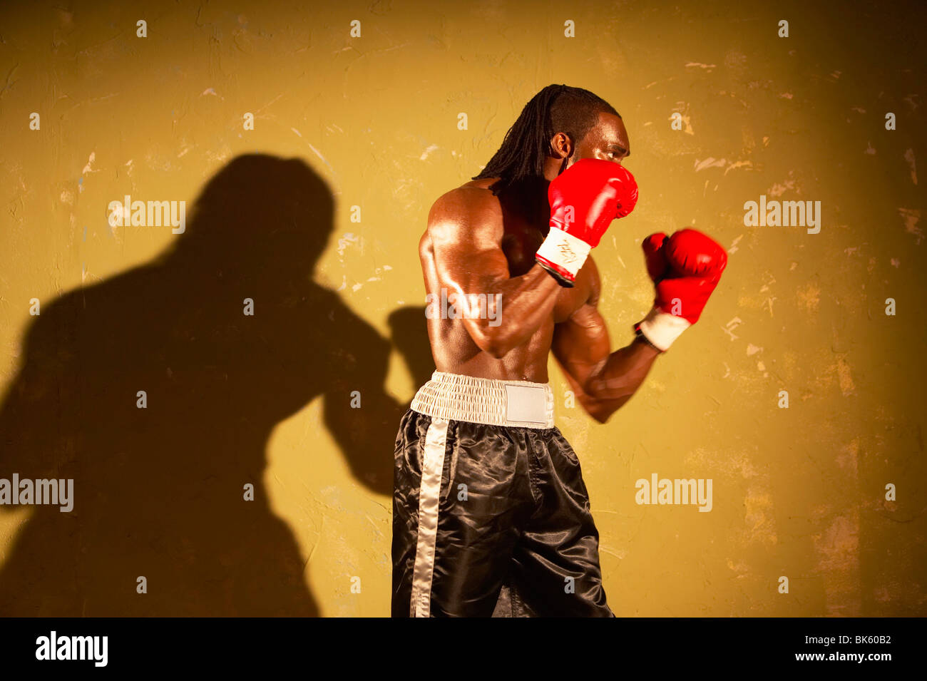 Man Shadow Boxing Not Woman High Resolution Stock Photography and ...