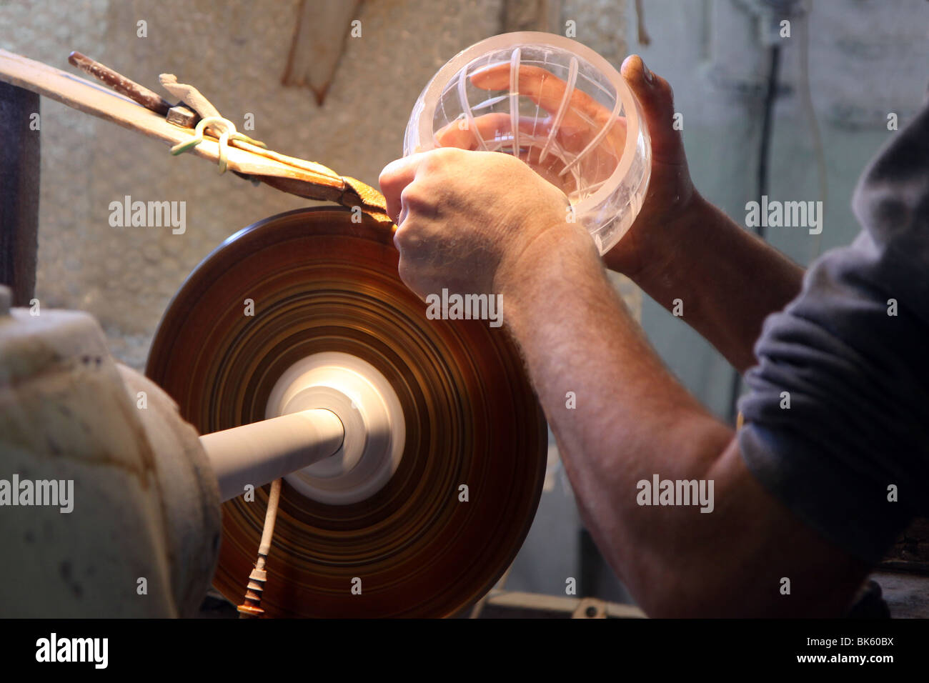 Hand cut glassware hi-res stock photography and images - Alamy