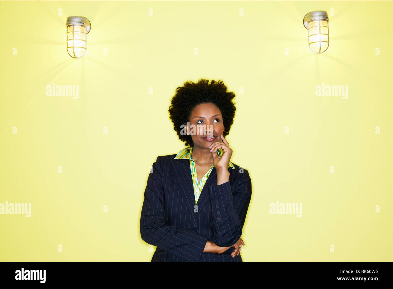 Bus thinking business woman hi-res stock photography and images - Alamy