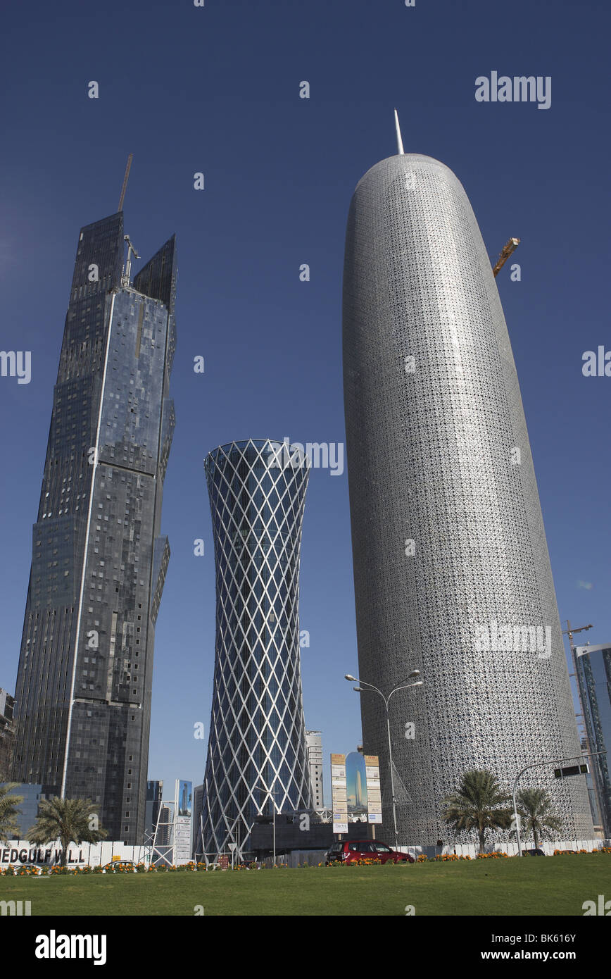 Modern architecture in Doha, Qatar Stock Photo - Alamy