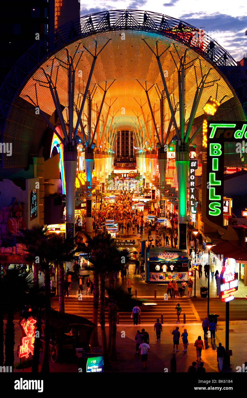 Fremont Street Experience Downtown Las Vegas Stock Photo - Alamy