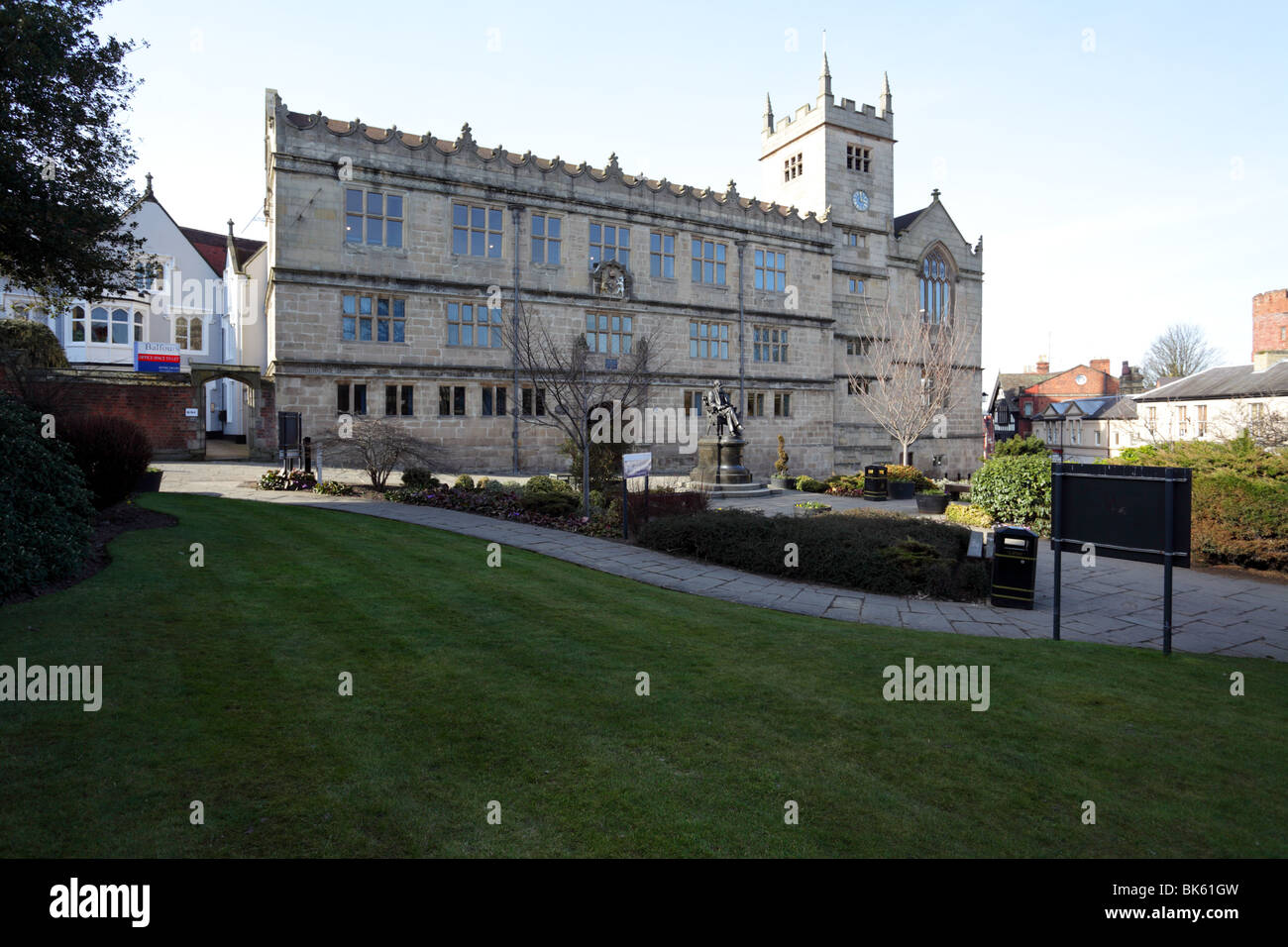 The Shrewsbury Library Stock Photo - Alamy