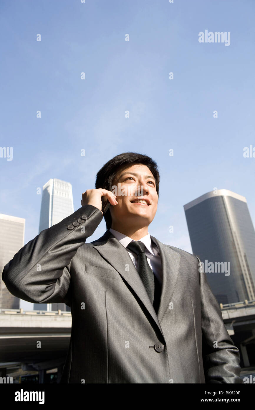 Businessman sky overpass hi-res stock photography and images - Alamy