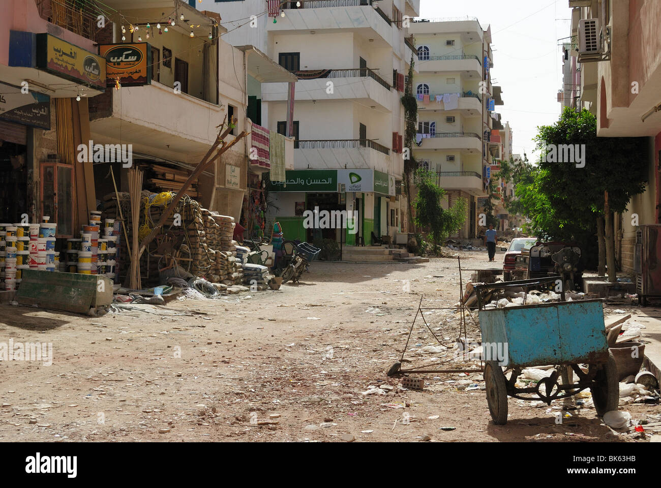 The back streets of Hurghada, Egypt Stock Photo - Alamy