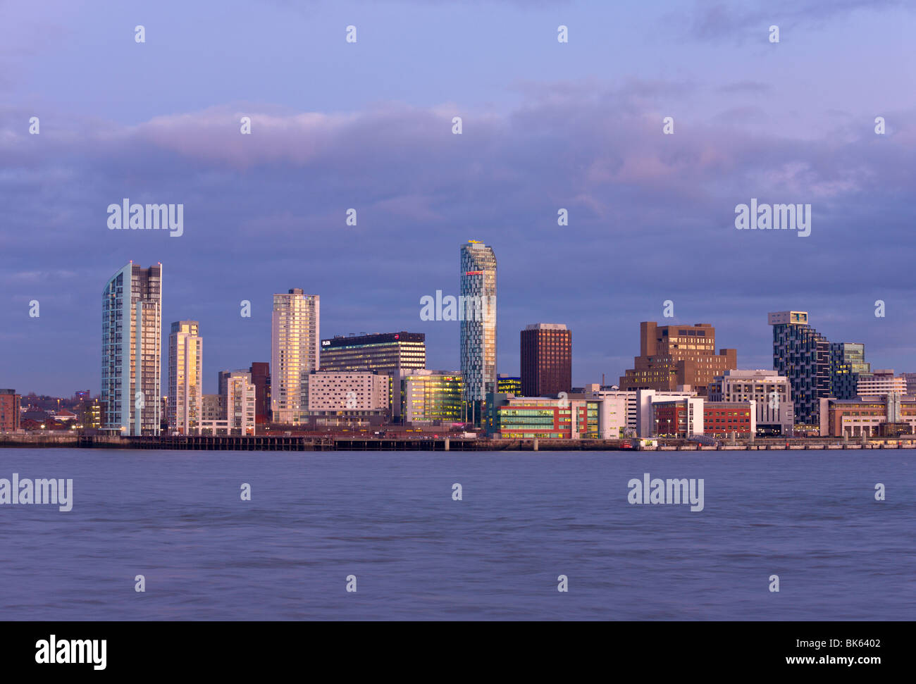 Skyline and Waterfront, Liverpool, Merseyside, England Stock Photo - Alamy