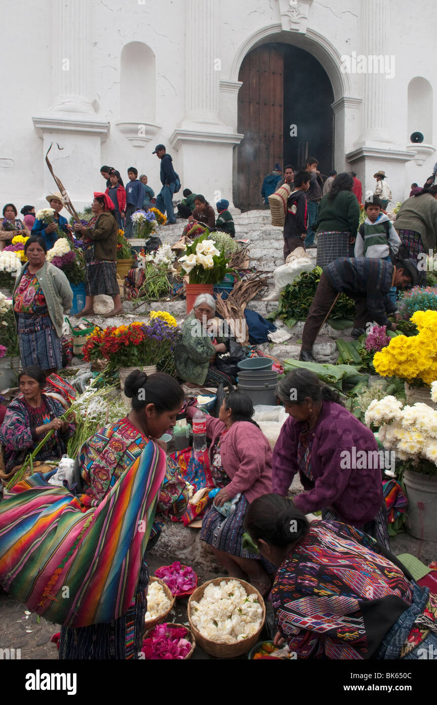 Market, Chichicastenango, Guatemala, Central America Stock Photo - Alamy