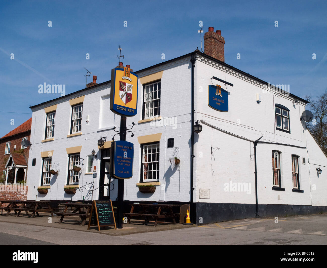 The Cross Keys Pub in the village of Epperstone, Nottinghamshire ...