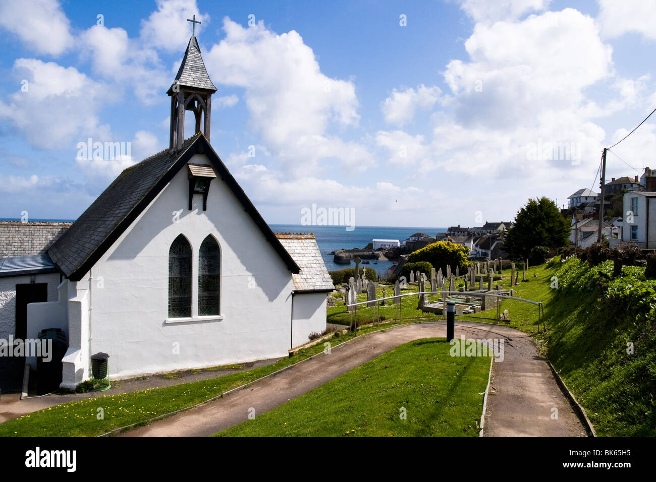 Coverack church hi-res stock photography and images - Alamy