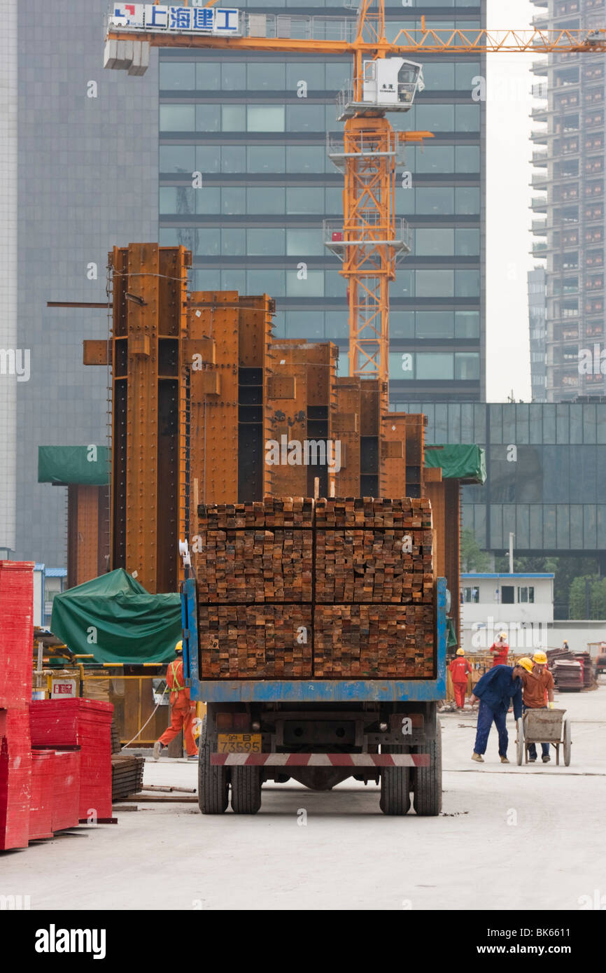 Construction lorry truck shanghai china asia architecture hi-res stock ...