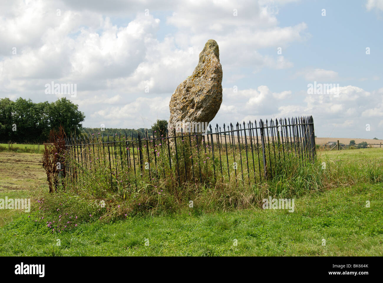 The King Stone at the Rollright stone circle near Long Compton ...