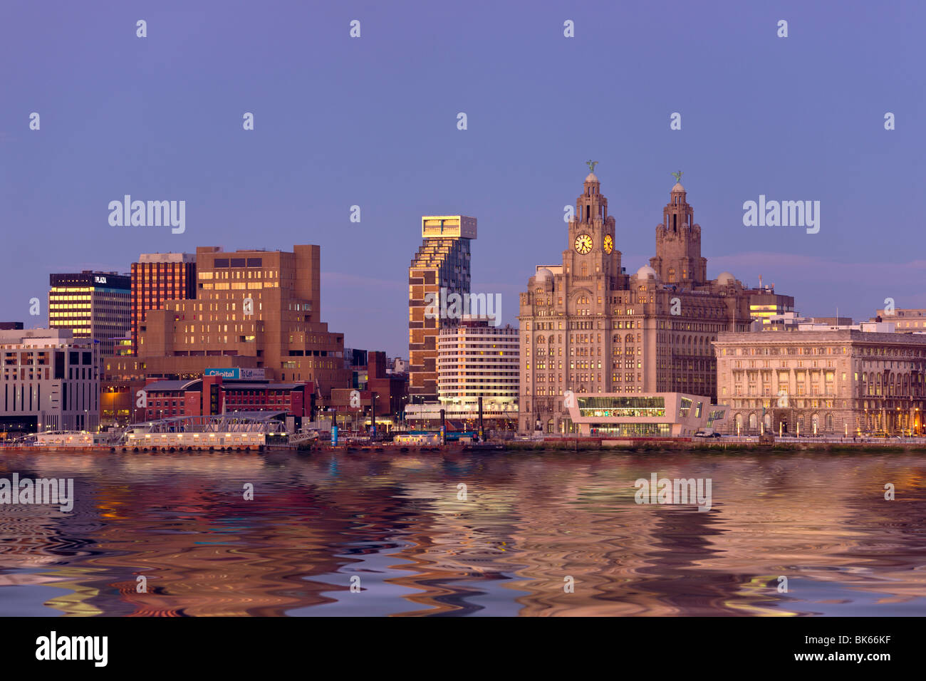 Skyline and Waterfront, Liverpool, Merseyside, England Stock Photo - Alamy