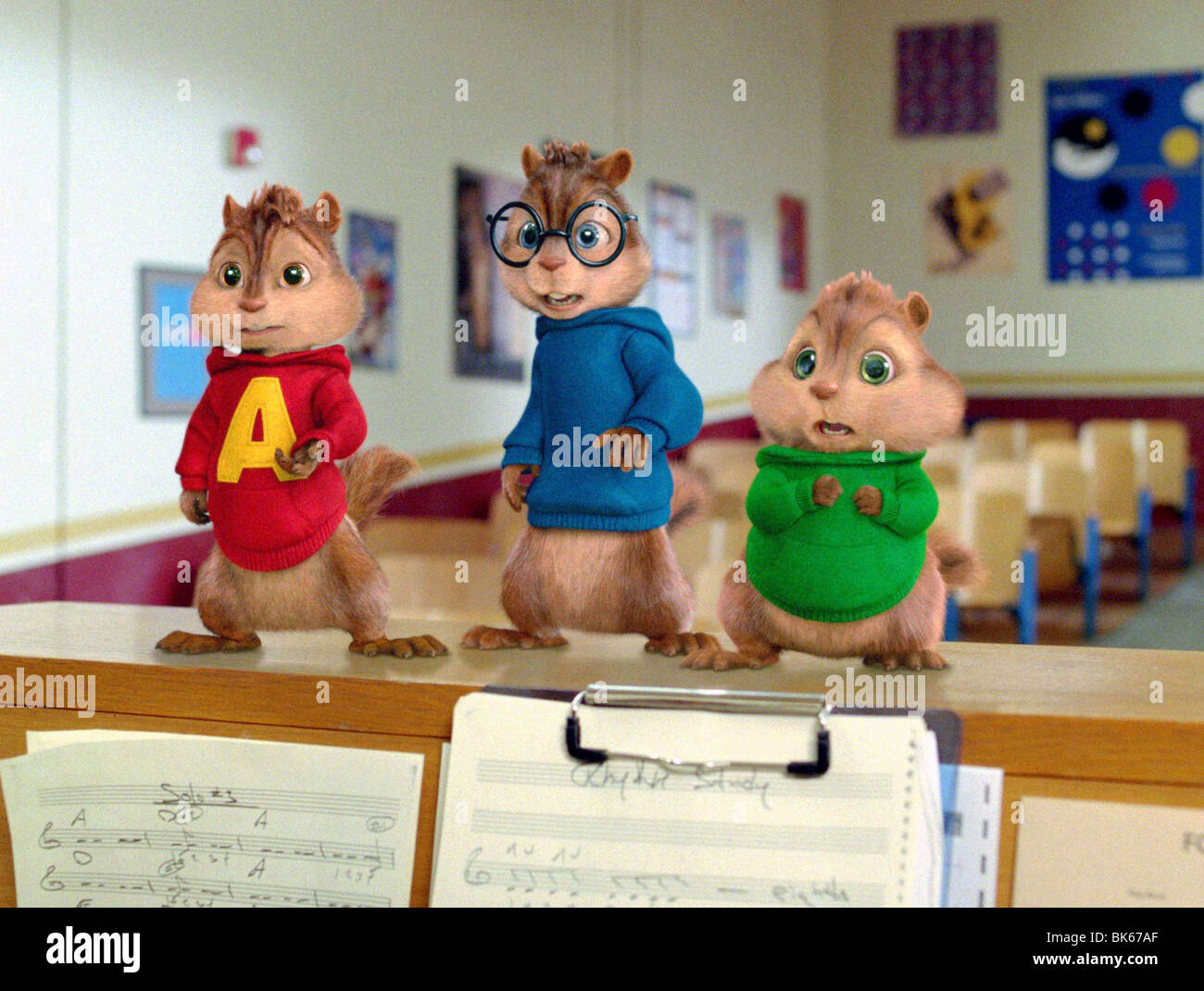 Alvin And The Chipmunks The Squeakquel High Resolution Stock ...
