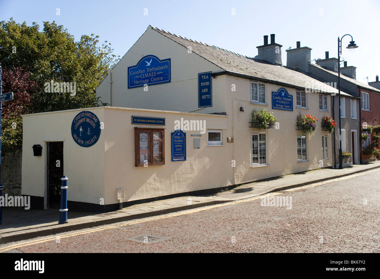 Cemaes Heritage centre Anglesey Stock Photo - Alamy