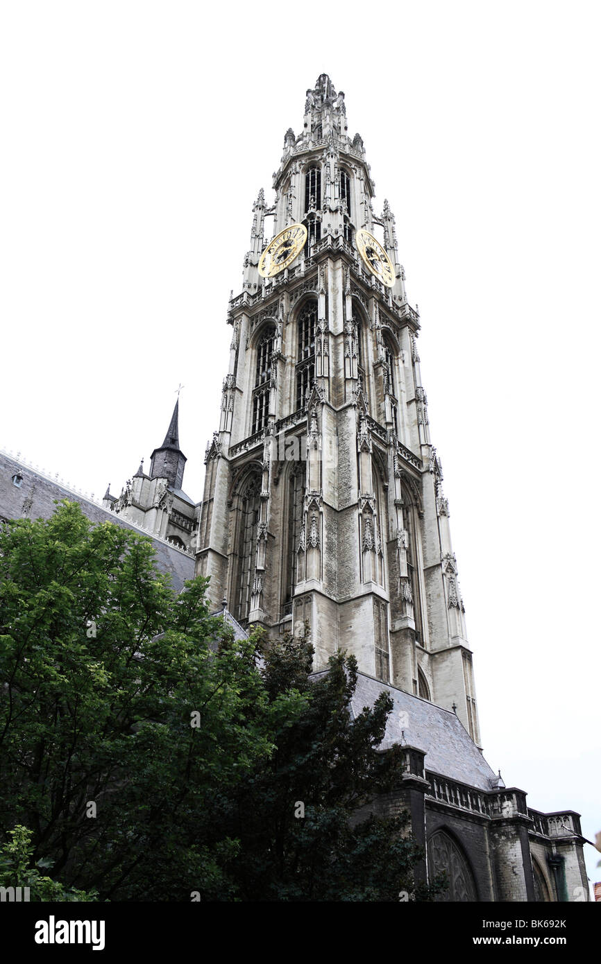 Bell tower gothic cathedral lady hi-res stock photography and images ...